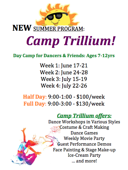 Summer Programs | Trillium Dance Studios